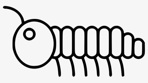 Caterpillar - Line Art, HD Png Download , Transparent Png Image - PNGitem