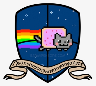 Nyan Cat Crest, HD Png Download , Transparent Png Image - PNGitem