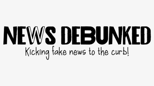 News Debunked - Black-and-white, HD Png Download , Transparent Png ...
