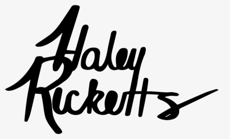 Haley Ricketts - Calligraphy, HD Png Download , Transparent Png Image ...