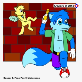 Fane And Casper - Cartoon, HD Png Download , Transparent Png Image ...