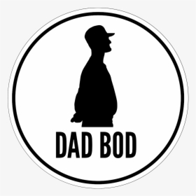 Dad Bod Knob Sticker - Silhouette, HD Png Download , Transparent Png ...