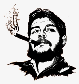 Commerade Che Guevara - Che Guevara Logos With Cigar, HD Png Download ...