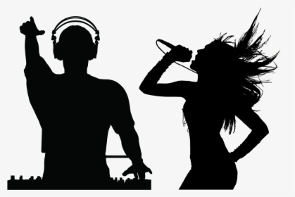 Singer Silhouettes, HD Png Download , Transparent Png Image - PNGitem
