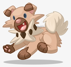 Rockruff Doodle - Cartoon, HD Png Download , Transparent Png Image ...