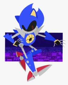 Metal Sonic By Nessyoursticks - Cartoon, HD Png Download , Transparent ...