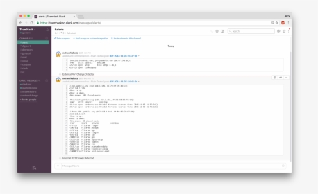Slack Screenshot - Slack Intranet, HD Png Download , Transparent Png ...