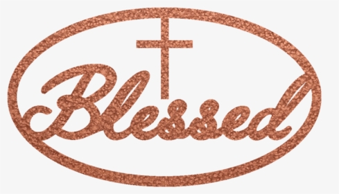 Blessed Oval Metal Wall Sign, HD Png Download , Transparent Png Image ...