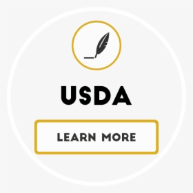 Usda Logo Black And White , Png Download - Circle, Transparent Png ...
