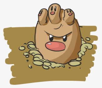 Transparent Dugtrio Png - Cartoon, Png Download , Transparent Png Image ...