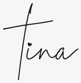 Tina Signature Small - Calligraphy, HD Png Download , Transparent Png ...