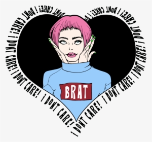 Brat Printfile Front - Illustration, HD Png Download , Transparent Png ...
