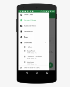 Evernote - Smartphone, HD Png Download , Transparent Png Image - PNGitem