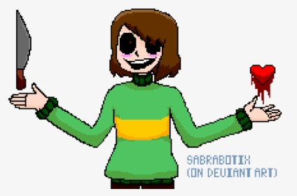 Chara Undertale Sprite, HD Png Download , Transparent Png Image - PNGitem