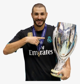 Karim Benzema render - Trophy, HD Png Download , Transparent Png Image ...