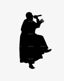 Singer Silhouettes, HD Png Download , Transparent Png Image - PNGitem