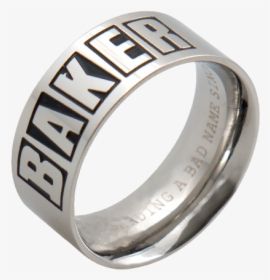 Baker Ring Silver - Titanium Ring, HD Png Download , Transparent Png ...