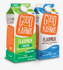 Good Karma Flax Milk, HD Png Download , Transparent Png Image - PNGitem