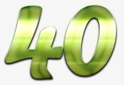 40 Number Green Design Png, Transparent Png , Transparent Png Image ...