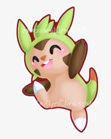 650 Chespin - Fletchinder, HD Png Download , Transparent Png Image ...