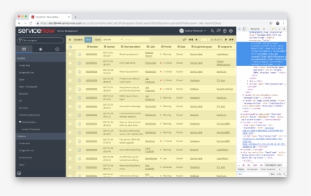 Servicenow Laptop - Screenshot, HD Png Download , Transparent Png Image ...