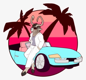 Miami Vice - Illustration, HD Png Download , Transparent Png Image ...