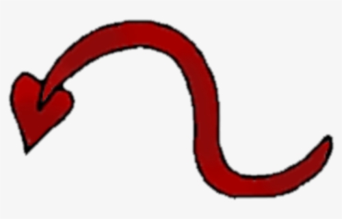 Devils Tail Transparent Image - Draw A Devil Tail, HD Png Download ...