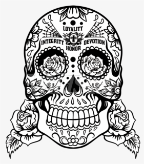 Sugar Skull Coco Coloring Pages, HD Png Download , Transparent Png ...