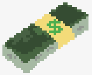 Money Bag Pixel Art, HD Png Download , Transparent Png Image - PNGitem