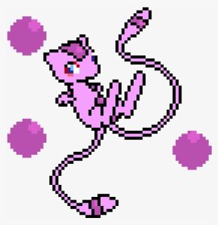 Shiny Mew Pixel Art - Minecraft Lugia Pixel Art, HD Png Download ...