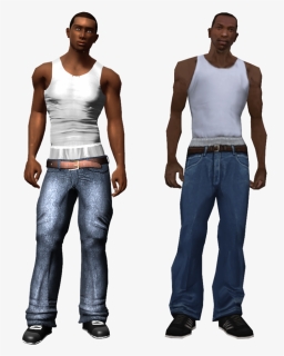 27 - Carl Johnson Gta Art, HD Png Download , Transparent Png Image ...