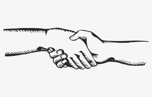 Animation Of Two Hands Shaking Icon - Hand, HD Png Download ...