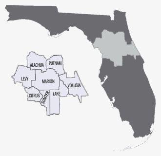 Florida Regions Map With Cities Large Map - Metropcs Florida Coverage ...
