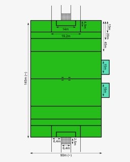 Field Clipart Pitch Football - 5 A Side Soccer Field, HD Png Download ...