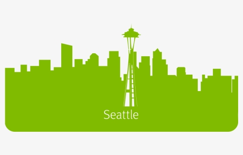 Seattle City Skyline - Building Night Wallpaper Hd, HD Png Download ...