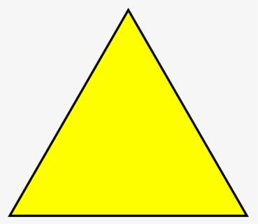 Yellow Triangle Illusion, HD Png Download , Transparent Png Image - PNGitem