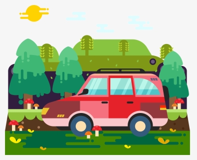 Clipart Forest Cartoon - Simple Tree Cartoon Png, Transparent Png ...