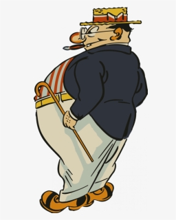 Old Fat Man Clipart, HD Png Download , Transparent Png Image - PNGitem