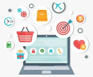 E-commerce Graphic - Mobile E Commerce Transparent Png, Png Download ...