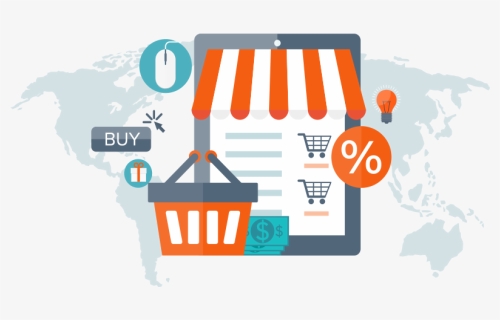 E-commerce Graphic - Mobile E Commerce Transparent Png, Png Download ...