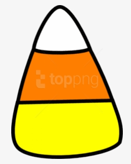 Kawaii Candy Corn - Halloween Pixel Art Candy Corn, HD Png Download ...