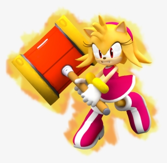 Sonic The Hedgehog Clipart Red - Amy Rose 3d, HD Png Download ...