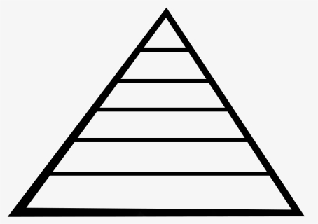 Pyramids, Layers, Blue, 3d - Blank 5 Tier Pyramid, HD Png Download ...