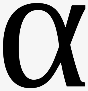 Alpha Greek Letter Png - Differential Symbol, Transparent Png ...