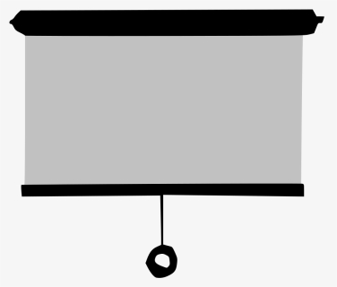 Projector And Screen Icon, HD Png Download , Transparent Png Image ...