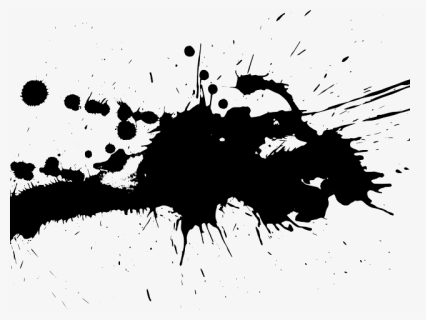 Transparent Black Paint Splatter Png - Orange Splatter Logo, Png ...