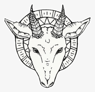 Satanic Goat Head Png, Transparent Png , Transparent Png Image - PNGitem