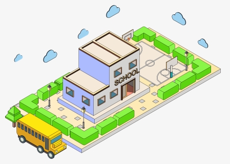 School Building Cartoon Png, Transparent Png , Transparent Png Image ...