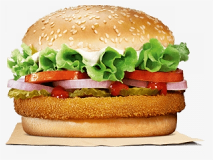 Burger King Whopper With Cheese Png Image - Organisational Structure Of ...