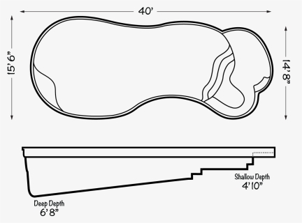 Ground Pool Blueprint, HD Png Download , Transparent Png Image - PNGitem